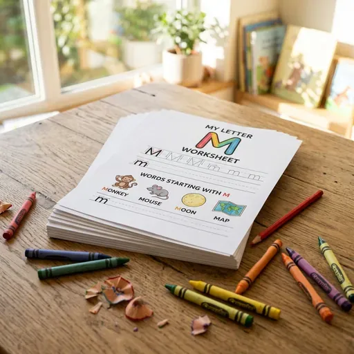 Fichas didácticas de la consonante M para primaria en PDF — ABC Fácil ...